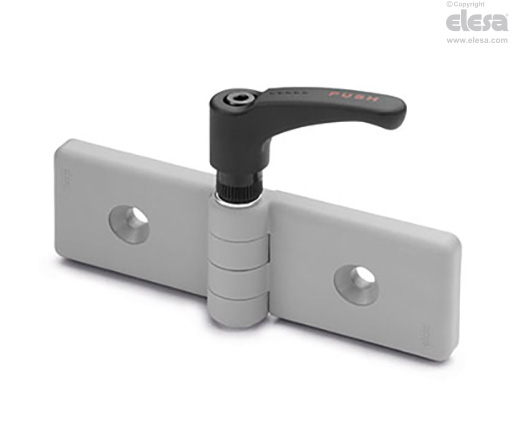 Hinge With Locking Lever