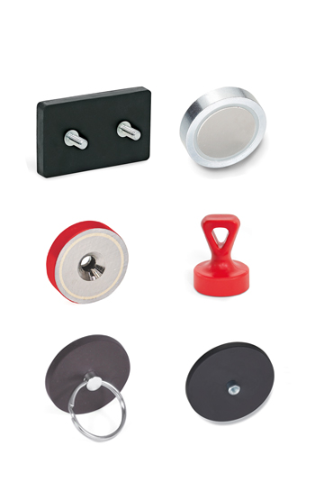 RMS-SH-ND-2-BK | Flat rectangular retaining magnets | Elesa