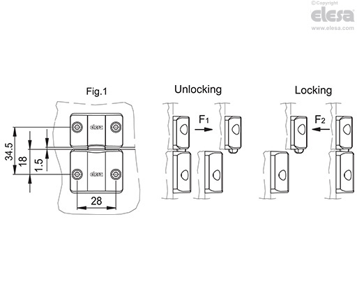 BMS | Snap door lock | Elesa