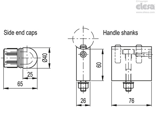RH-U2 | Tubular handles | Elesa